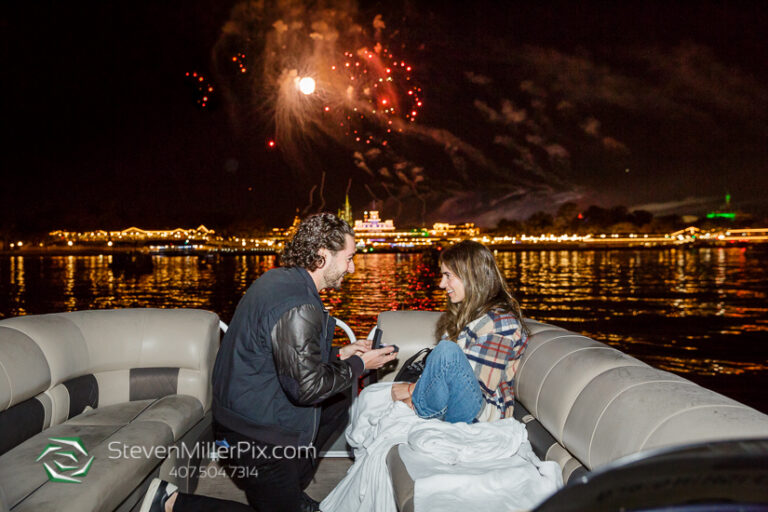 Disney's Fireworks Cruise Surprise Proposal