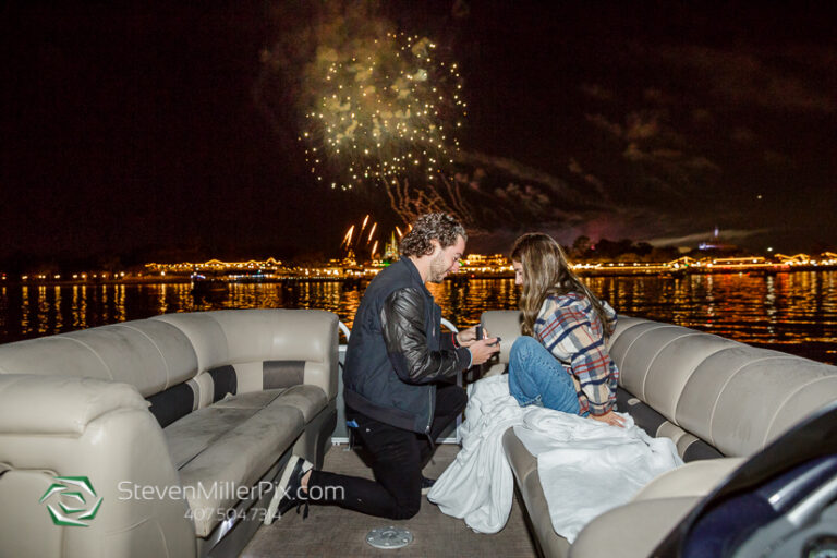 Disney's Fireworks Cruise Surprise Proposal