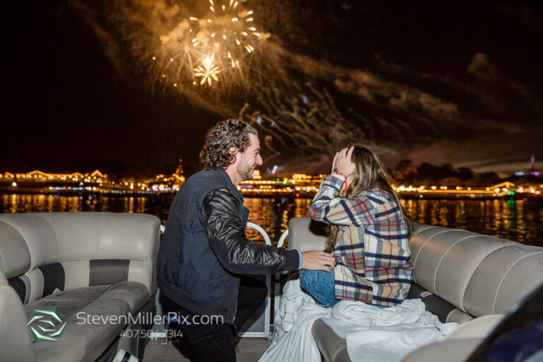 Disney's Fireworks Cruise Surprise Proposal